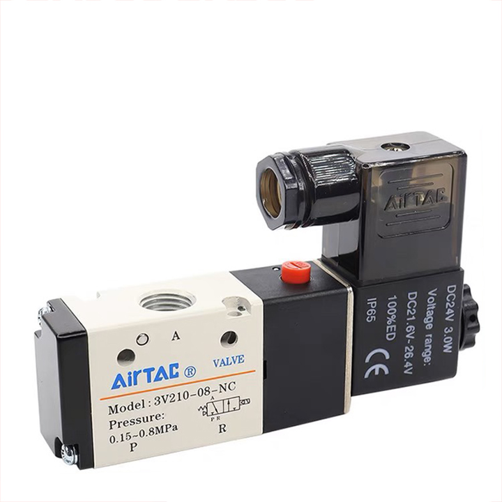 Airtac 3V210-08-NC: Solenoid valve(3/2 way) - 3V21008NCFIT-W